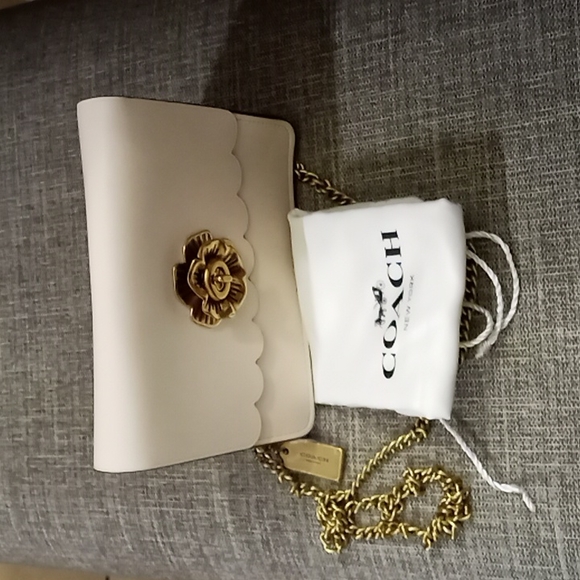 Coach | Bags | Nwot Coach Tea Rose Closure Mini Bag | Poshmark